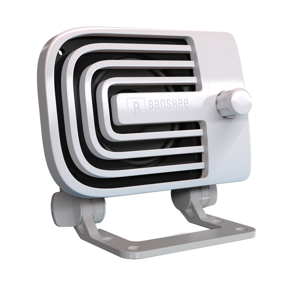 Banshee Marine Active External VHF Speaker - White [BAR-VA-1W ...