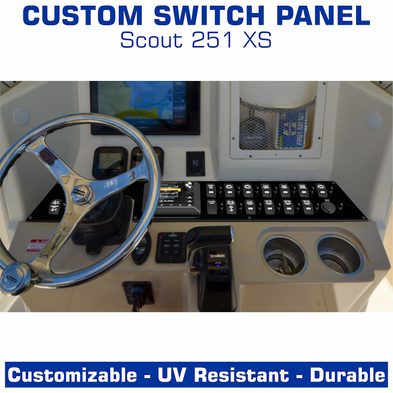 Switch Panel | Center Console | Scout 251 XS | American Offshore