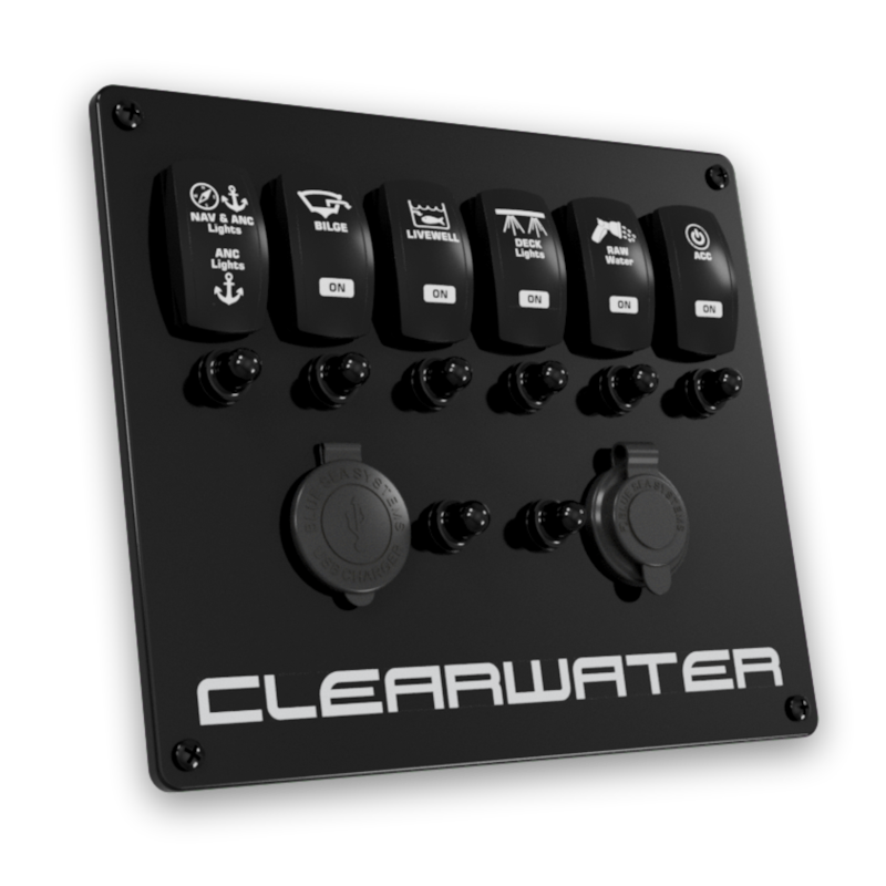 Switch Panel | Center Console | Clearwater 2300 WA | American Offshore