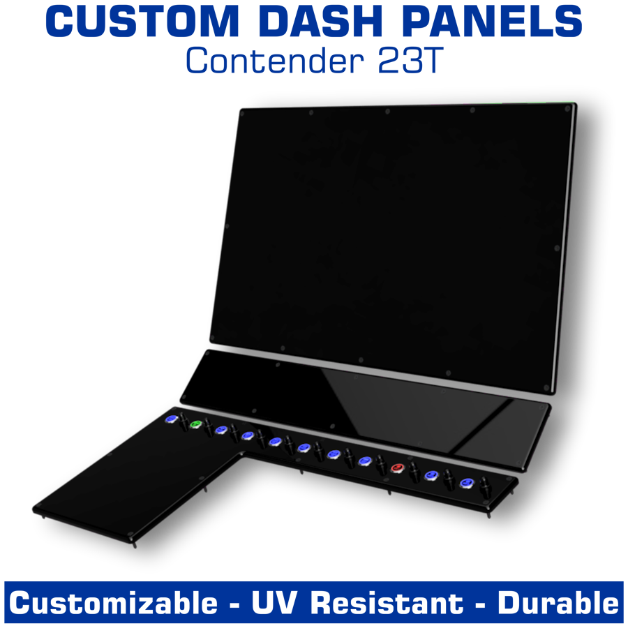 Dash Panels (3-part) | Center Console | Contender 23T | American Offshore