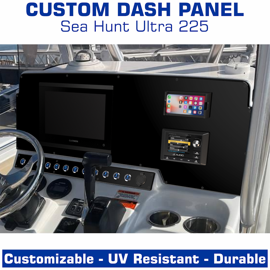 Dash & Switch Panels (2-part) | Center Console | Sea Hunt Ultra 225 ...