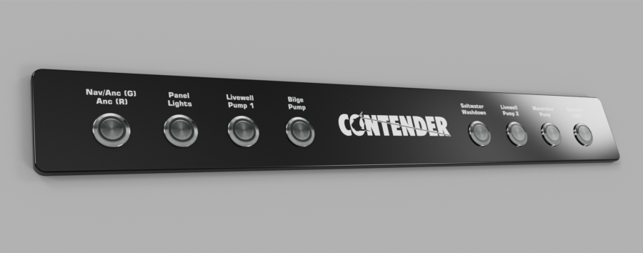 Dash Panels (3-part) | Center Console | Contender 31 Cuddy | American ...